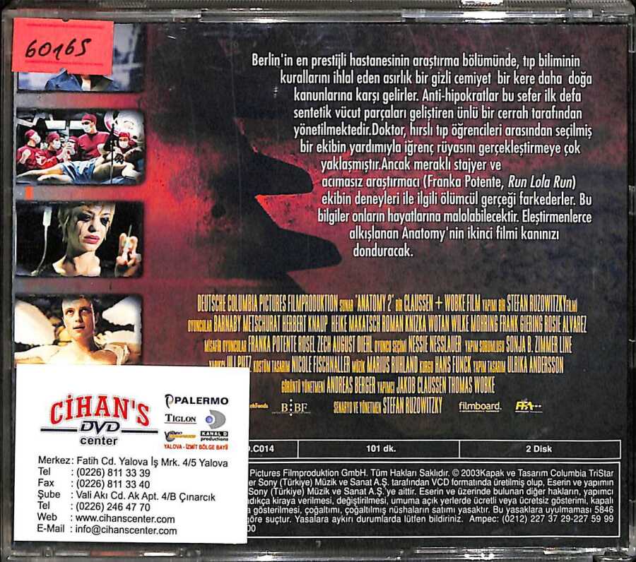 Anatomi 2 - VCD Film VCD17055 Yabancı