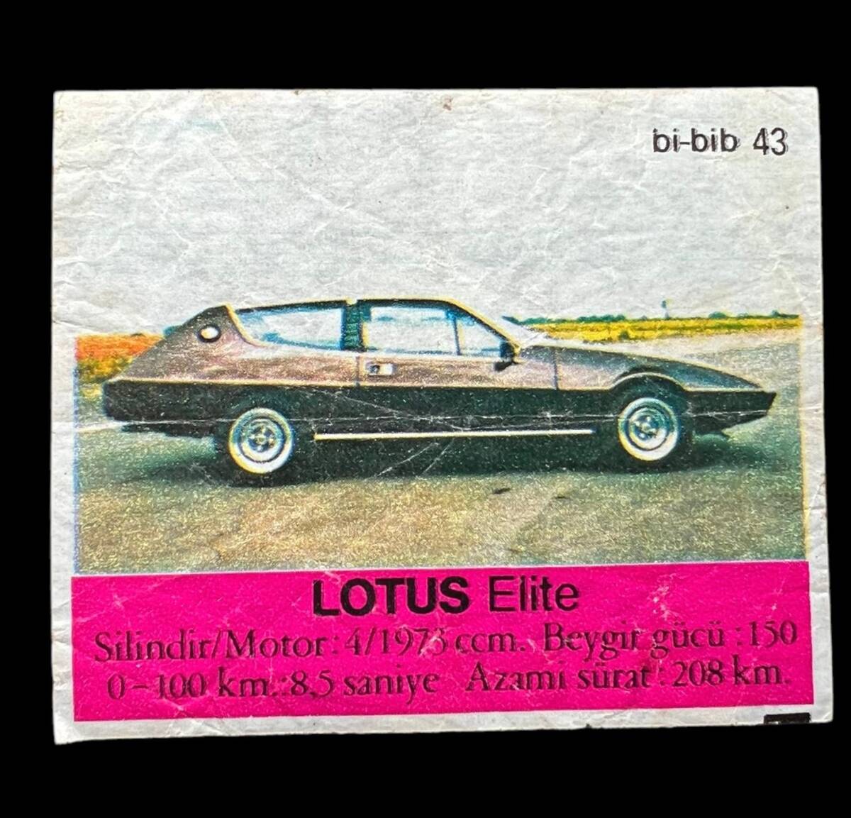 BİBİB Bİ-BİB No 43 Sakız Kağıdı Stickers SKZ633