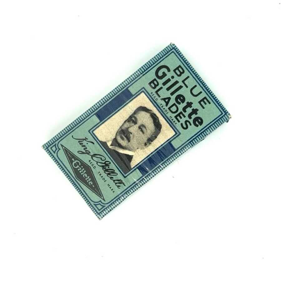Blue Gillette Blades İngiliz Malı Jilet Jilet