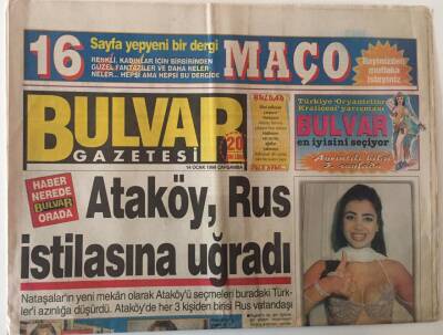 Bulvar Gazetesi 14 Ocak 1998 - Türkiyenin En Güzel Dansözlerinden ...