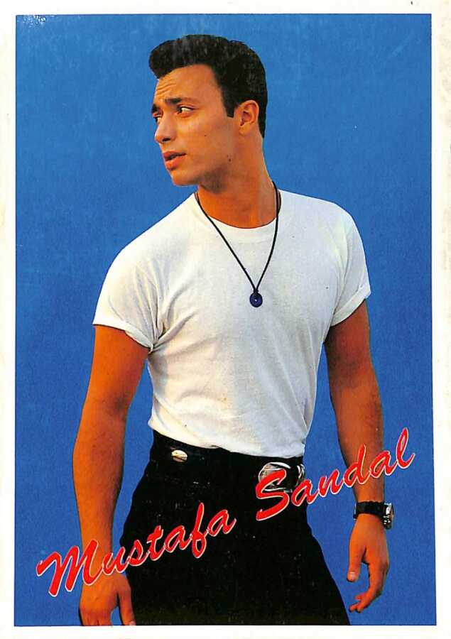 Mustafa Sandal Kartpostal KRT16742 Yerli Artist Kartpostalı