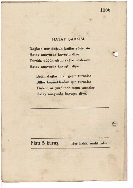 Sadeddin Kaynak -1939 Enternasyonal İzmir Fuar Hatırası Nota Kitapçığı ...