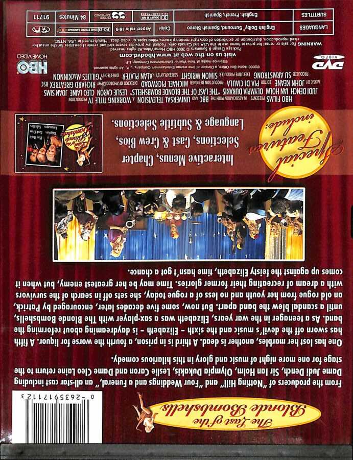 The Last Of The Blonde Bombshells DVD Film (İkinci El) DVD2073 Yabancı