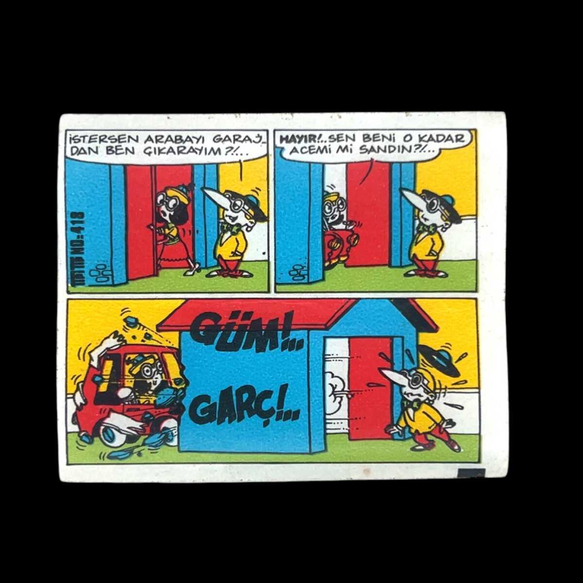 Tipi Tip Sticker No 418 -1980 Ler#SKZ255