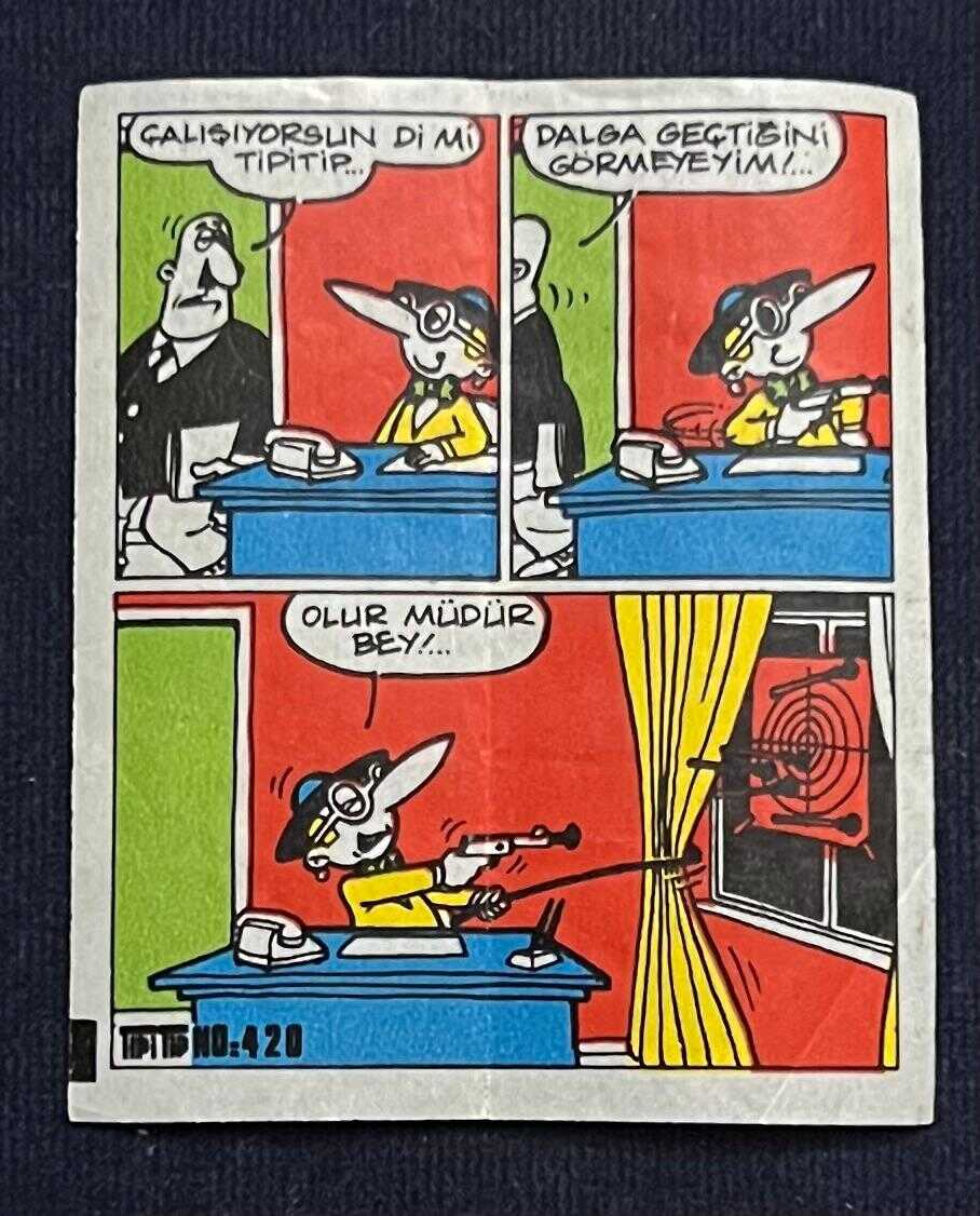 Tipi Tip Sticker No 420 -1980 Ler#SKZ153