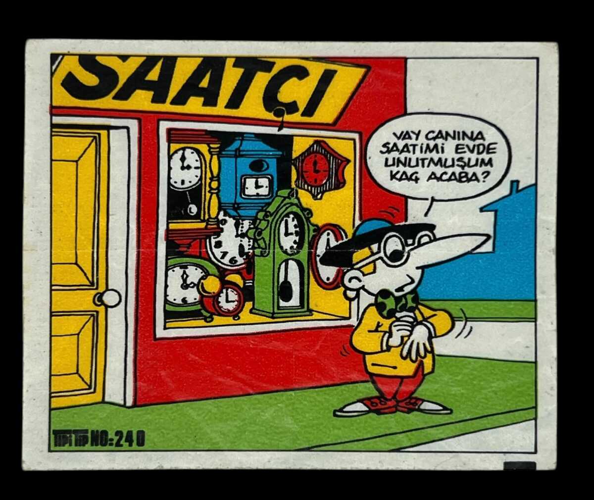 TİPİTİP TİPİ TİP Orjinal Sticker Sakız Kağıdı No 240 SKZ570