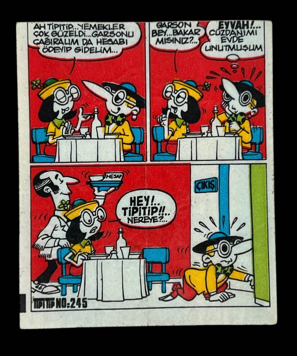 TİPİTİP TİPİ TİP Orjinal Sticker Sakız Kağıdı No 245 SKZ563