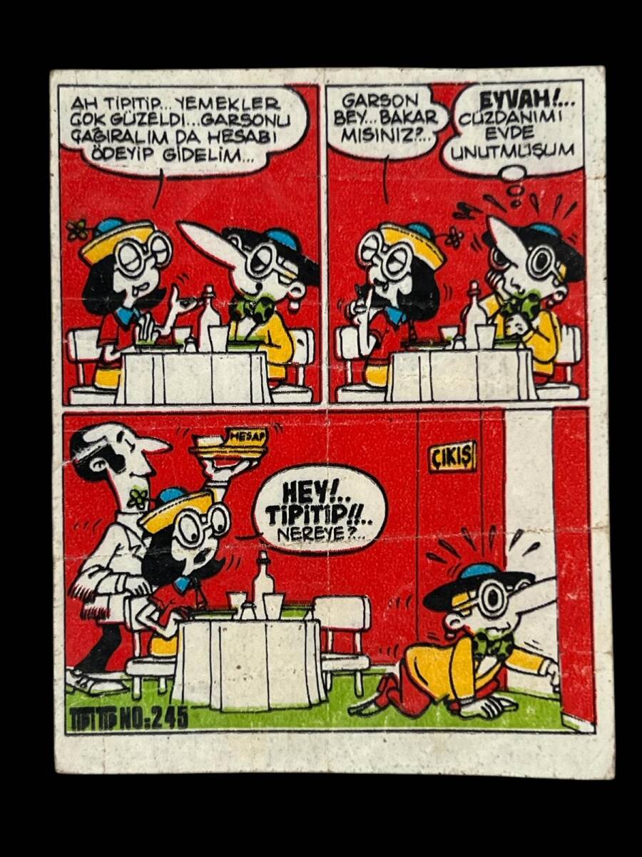 TİPİTİP TİPİ TİP Orjinal Sticker Sakız Kağıdı No 245 SKZ564