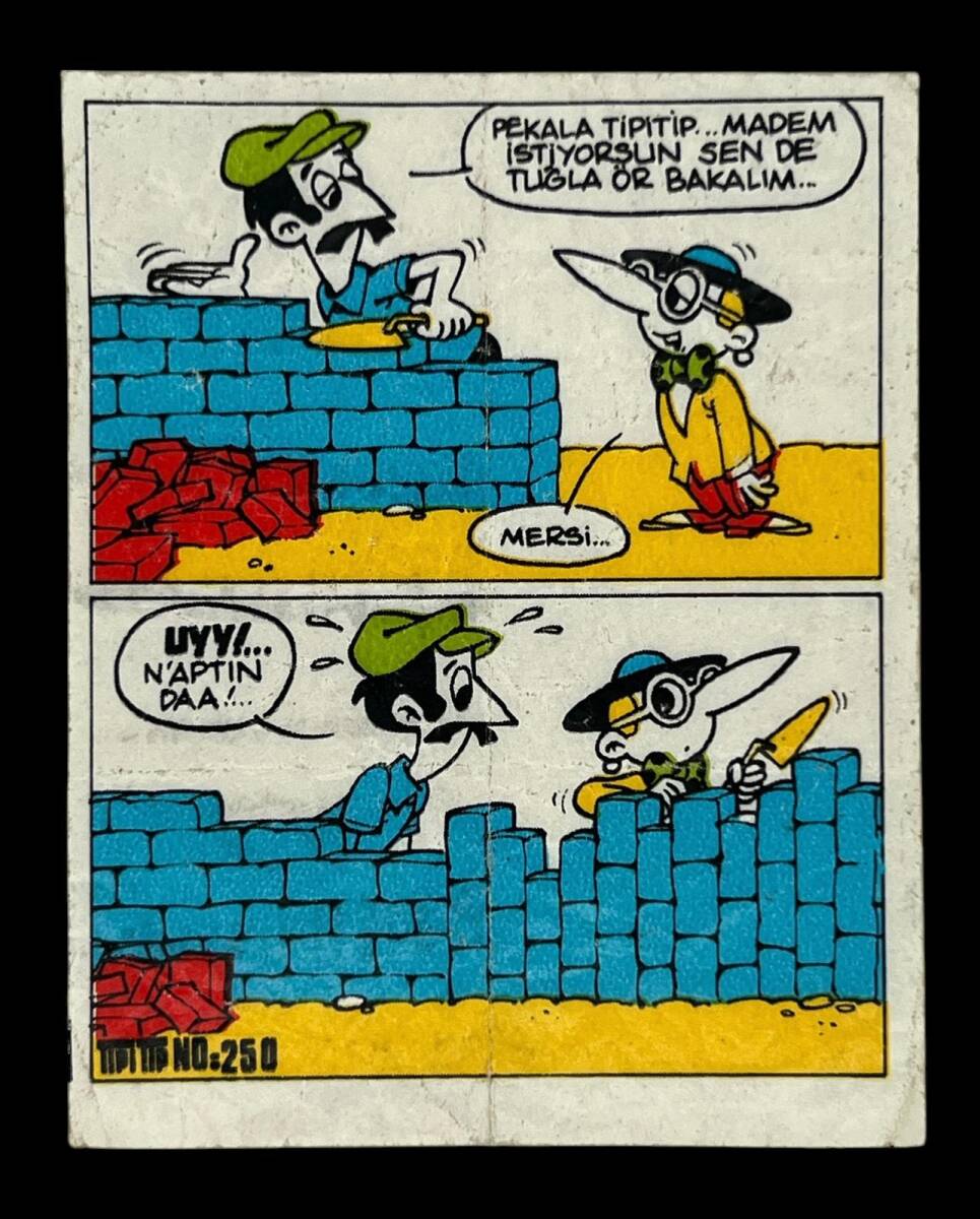 TİPİTİP TİPİ TİP Orjinal Sticker Sakız Kağıdı No 250 SKZ556