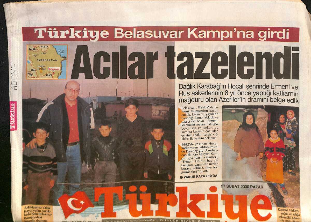 Türkiye Gazetesi 27 Şubat 2000 - Çeçenlerin Hunharca Katledişinin ...