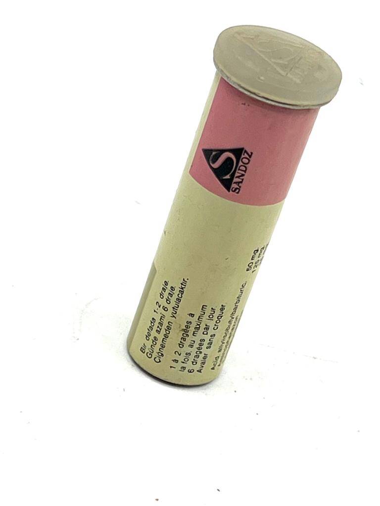 Vintage Calcidine Granulee 1947 İlaç Kutusu MDL78 Eski İlaçlar